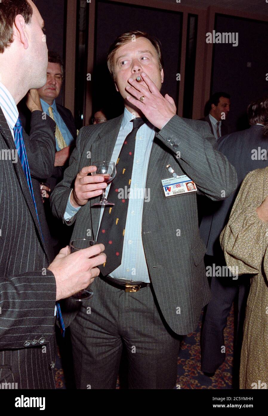 ARCHIVE: BRIGHTON, UK. 1988: Rt. Hon. Kenneth Clarke MP at the ...