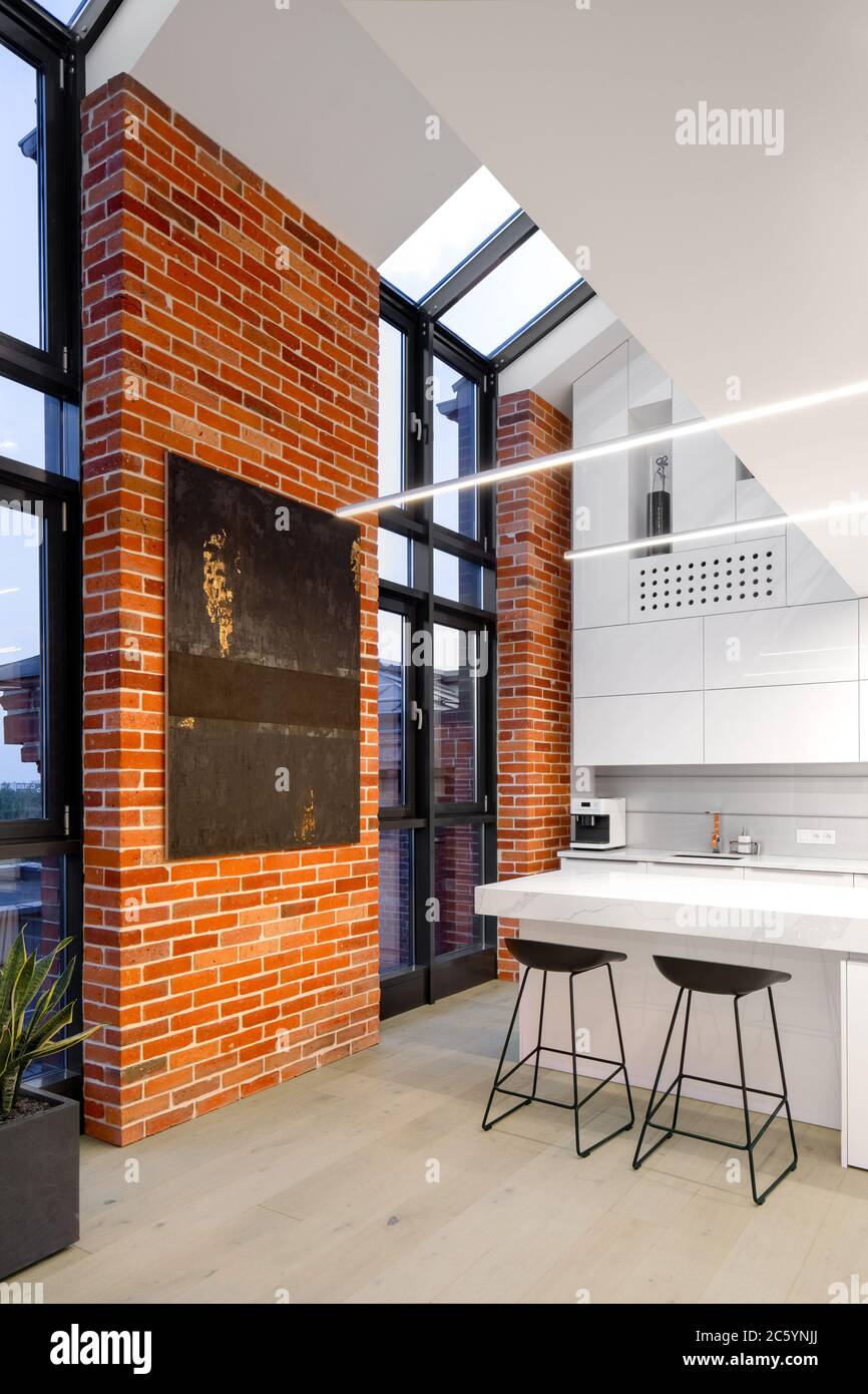 Brick Loft Kitchen