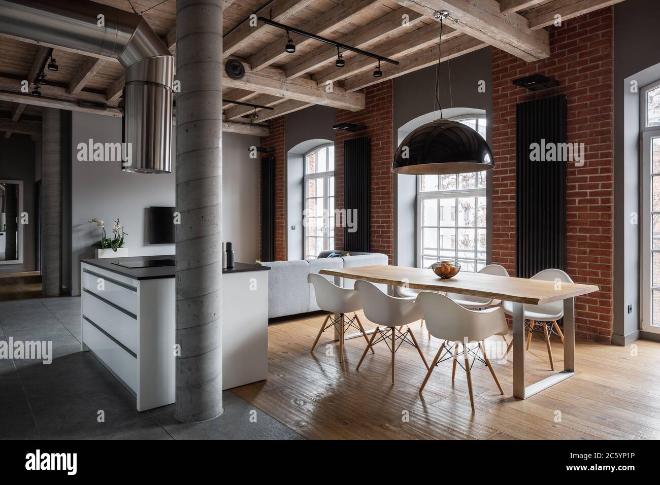 Brick Apartment Interior