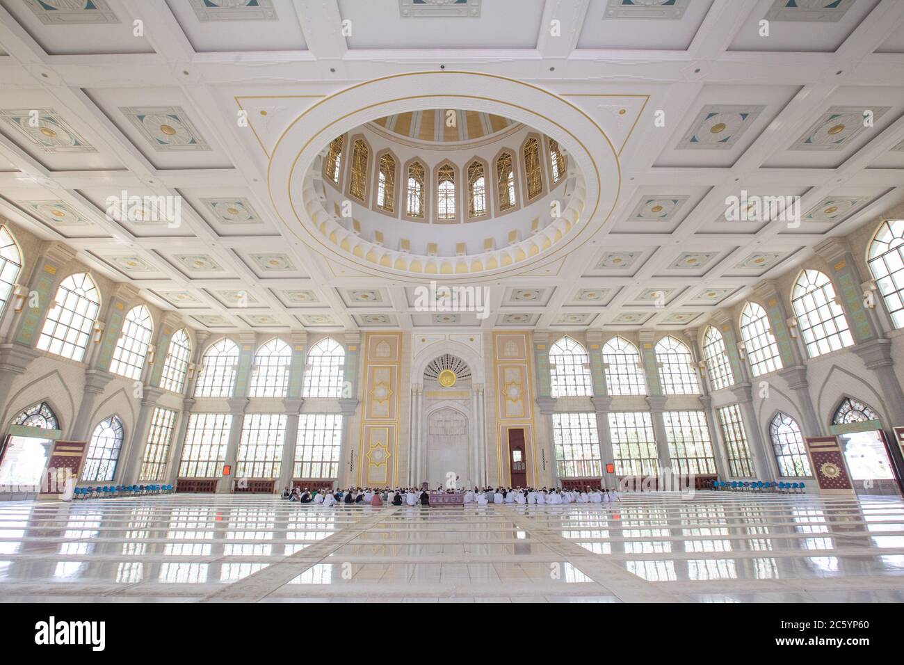 Inside shot of a mosque in Yunnan province, China Stock Photo - Alamy