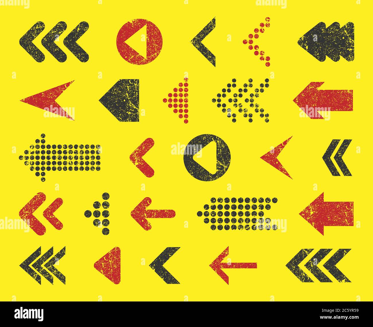 Info graphic direction arrows set. Vector illustration pointer icon ...