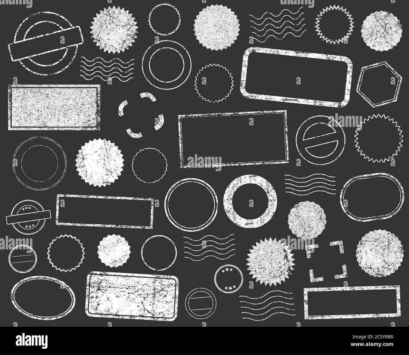 Ink stamp border hi-res stock photography and images - Alamy