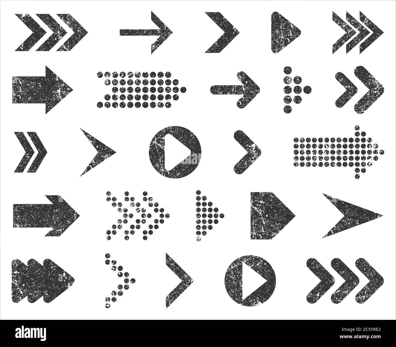 Info graphic direction arrows set. Vector illustration pointer icon ...