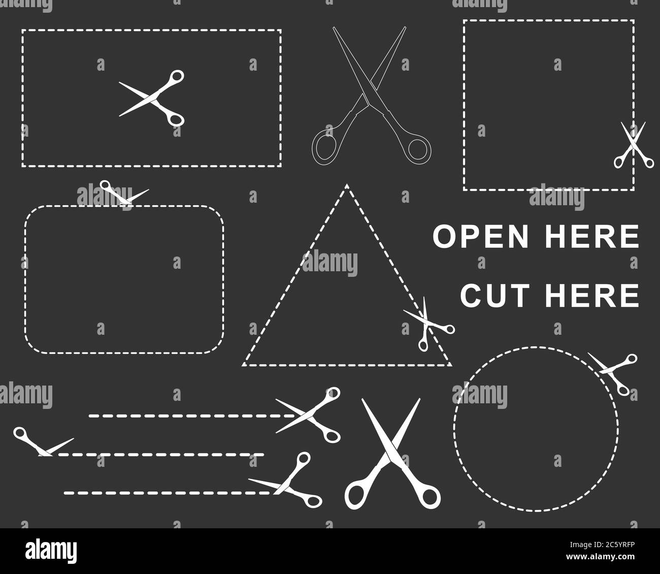 Circle cutter paper Black and White Stock Photos & Images - Alamy