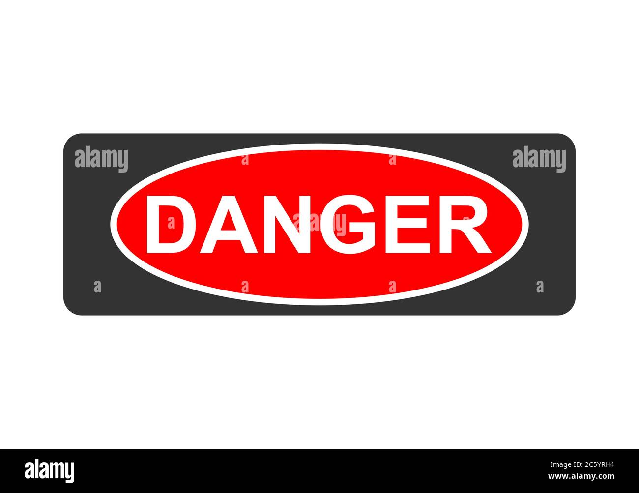 Danger sign symbol. Warning icon logo. Vector illustration image ...