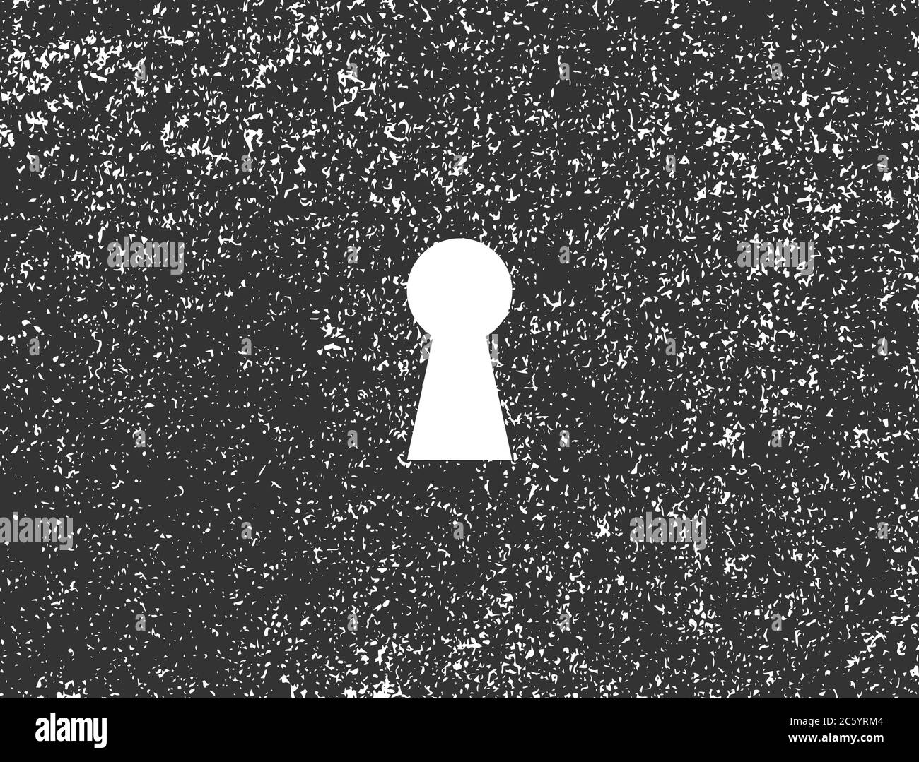 Keyhole icon shape. Safety lock logo symbol sign. Vector illustration ...