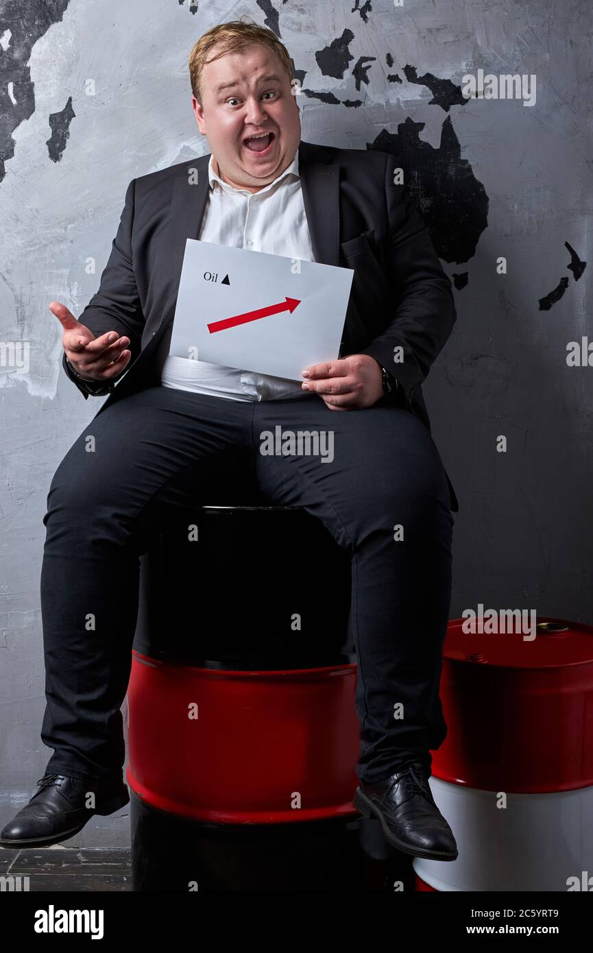 Fat happy businessman hi-res stock photography and images - Alamy