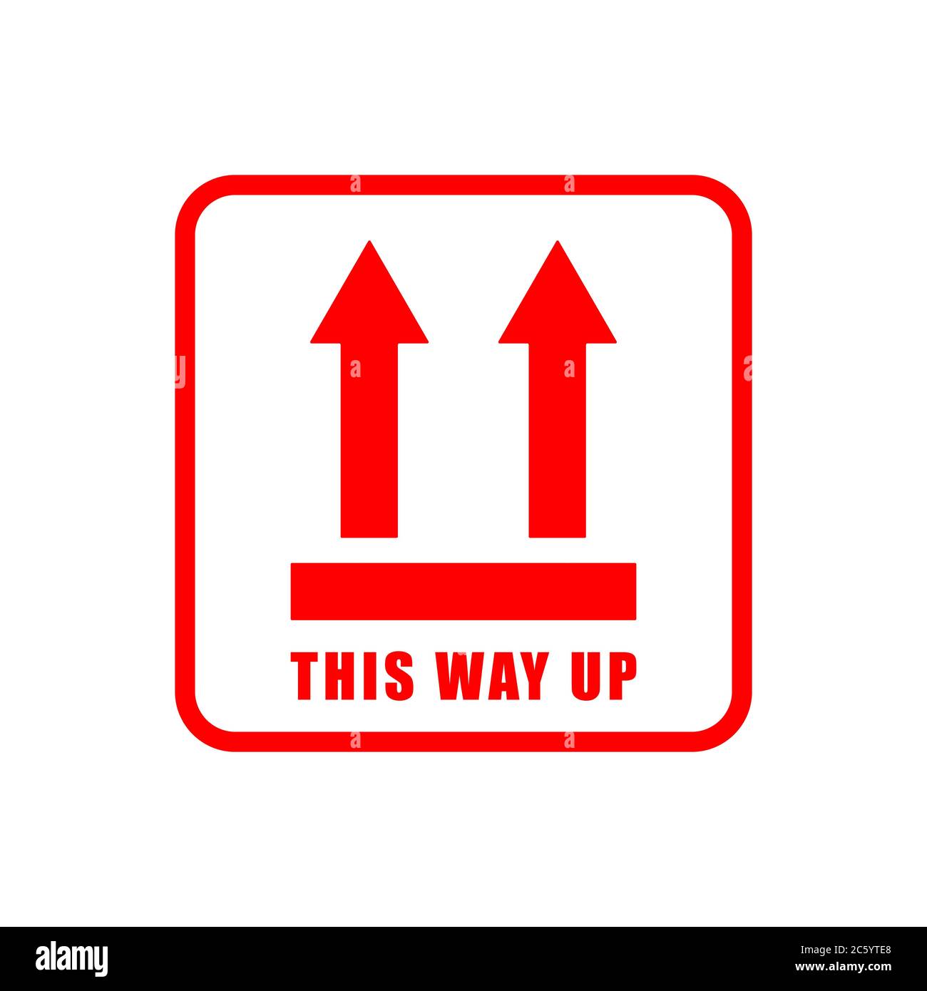 This Way Up Sign