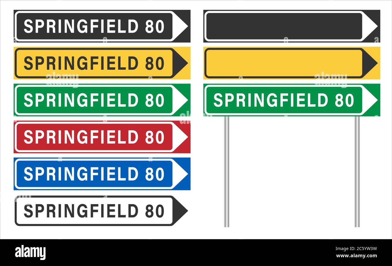 Europe road sign board Stock Vector Images - Alamy