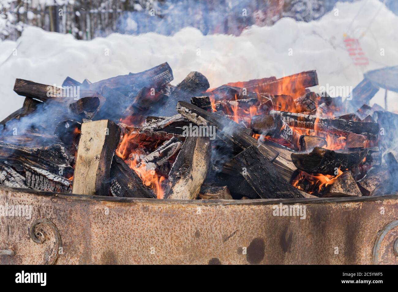 Huge campfire closeup Stock Photo - Alamy