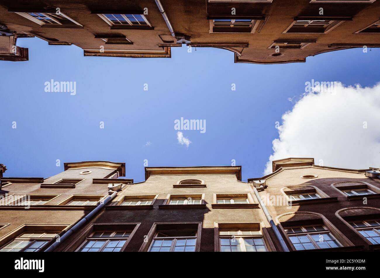 Nice nature between the buildings hi-res stock photography and images ...