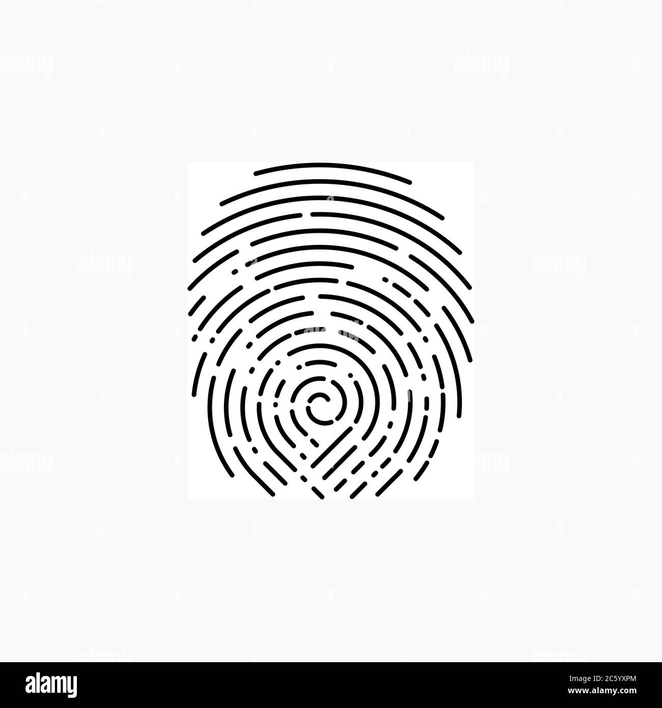 Biometric illustration vector hi-res stock photography and images - Alamy