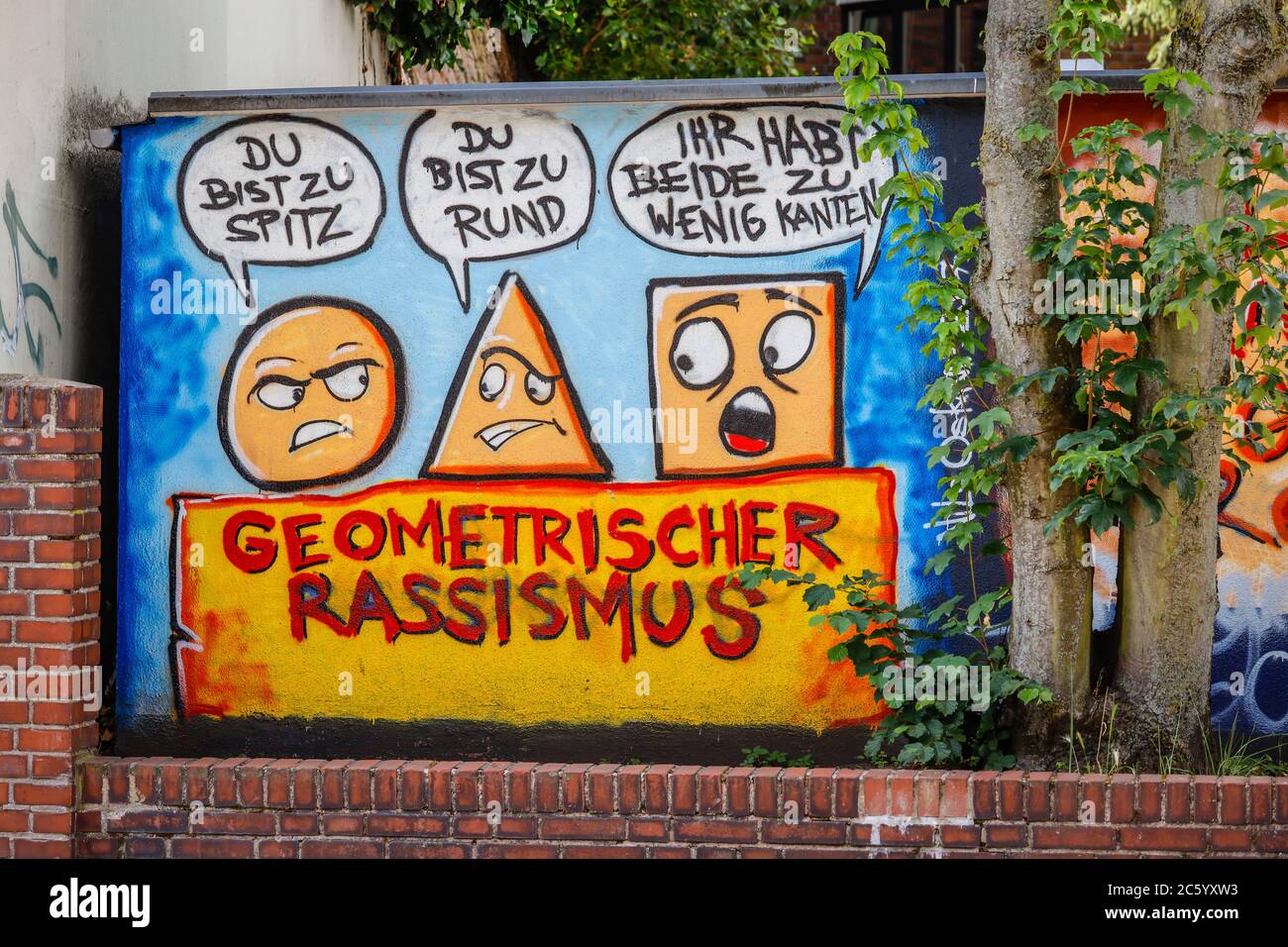 Graffiti against racism hi-res stock photography and images - Alamy