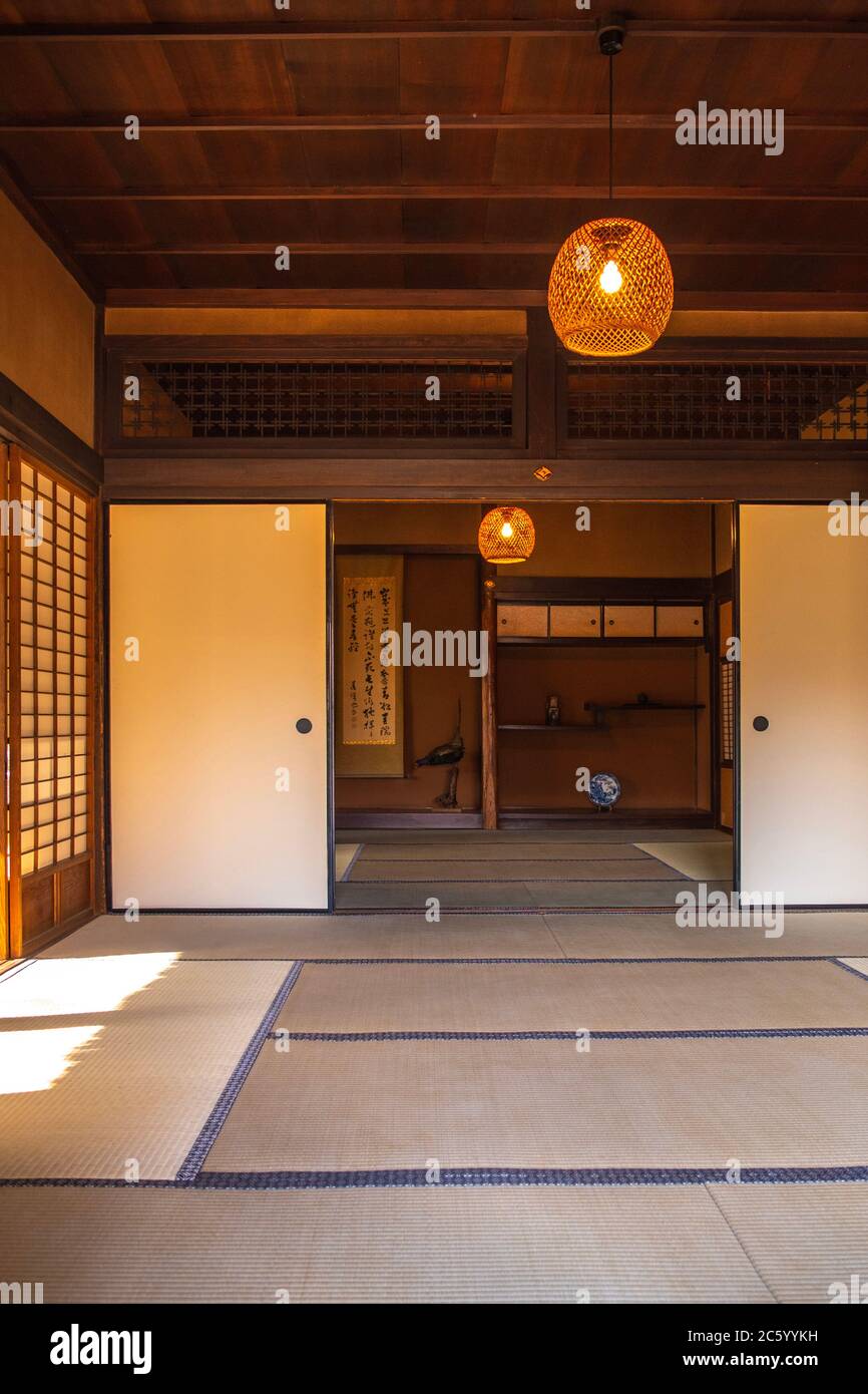 A View of Traditional Japanese Houses in the Palace of the Edo Tokyo ...