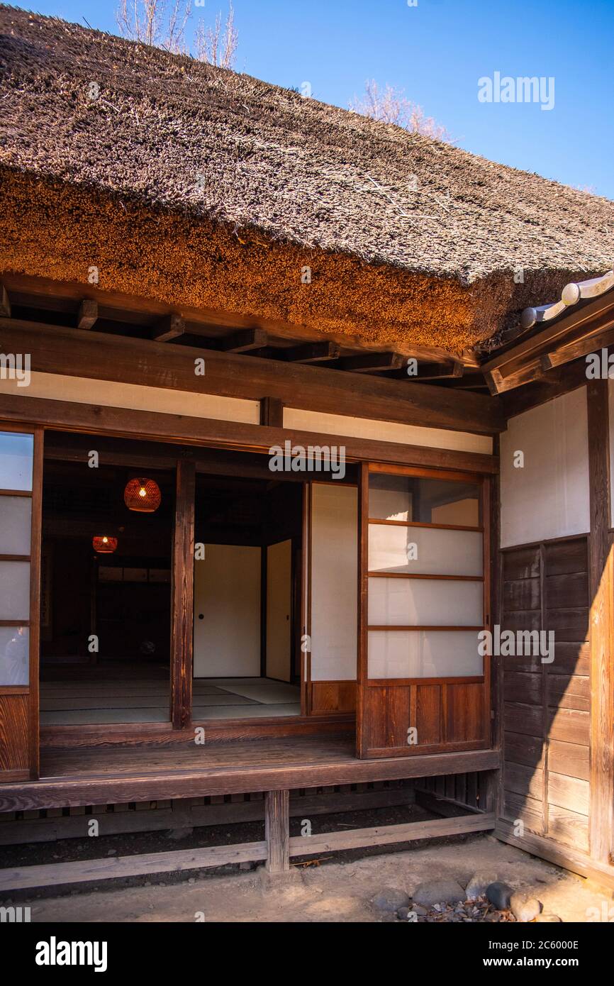 A View of Traditional Japanese Houses in the Palace of the Edo Tokyo ...