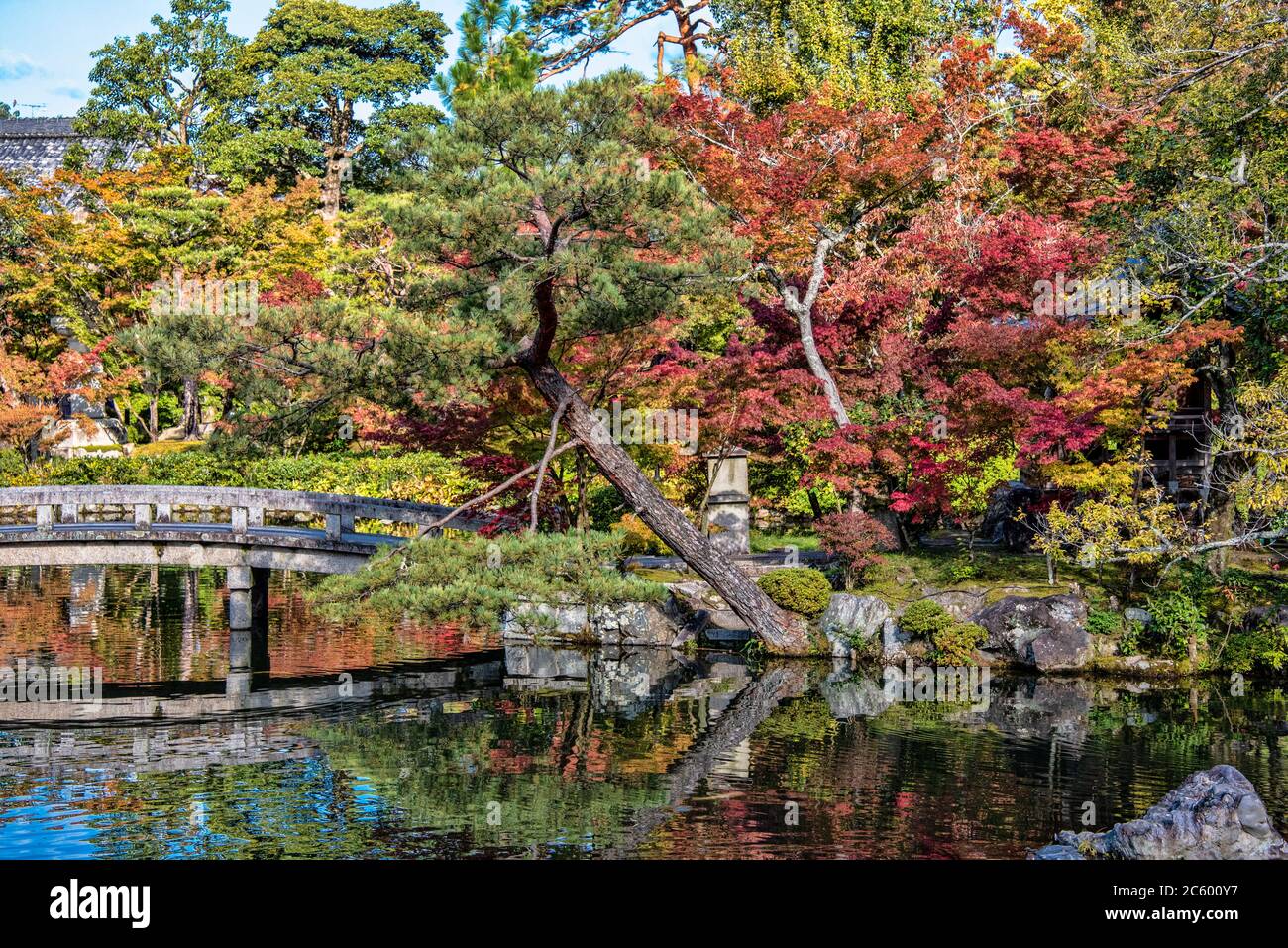 Autumn foliage in Eikan-dō Zenrin-ji, Eikando temple, Kyoto, Japan ...