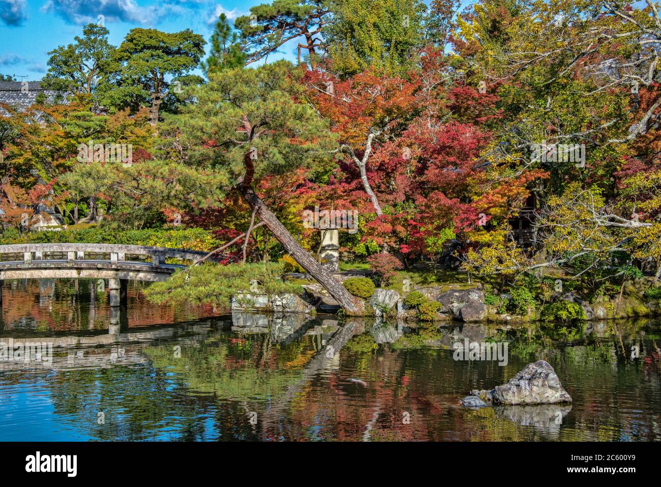 Autumn foliage in Eikan-dō Zenrin-ji, Eikando temple, Kyoto, Japan ...
