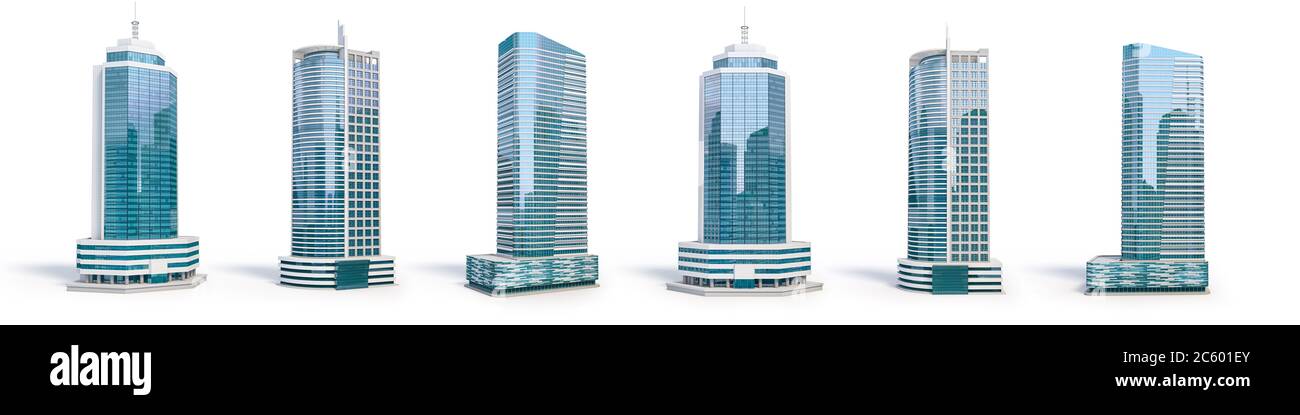 Highrise tower block Cut Out Stock Images & Pictures - Alamy