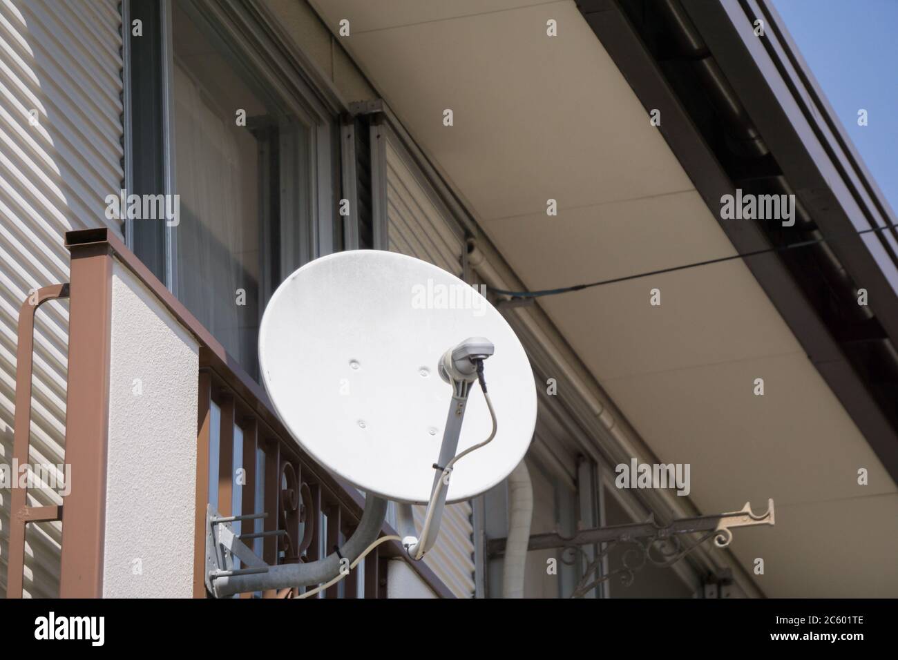 Satellite Dish and Antenna TV Stock Photo - Alamy