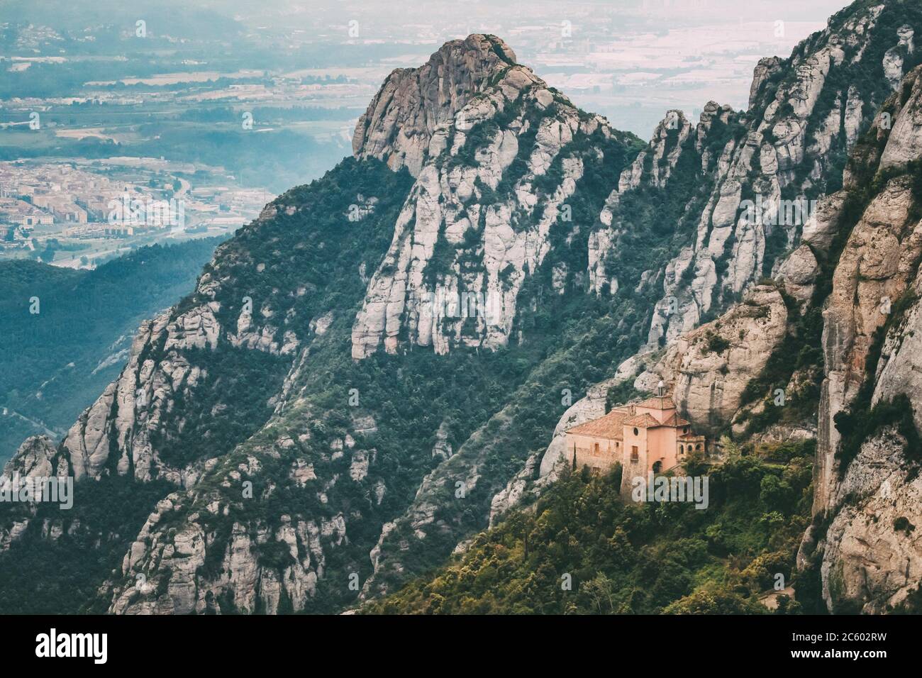 Monastery Catalonia Cliff High Resolution Stock Photography and Images ...