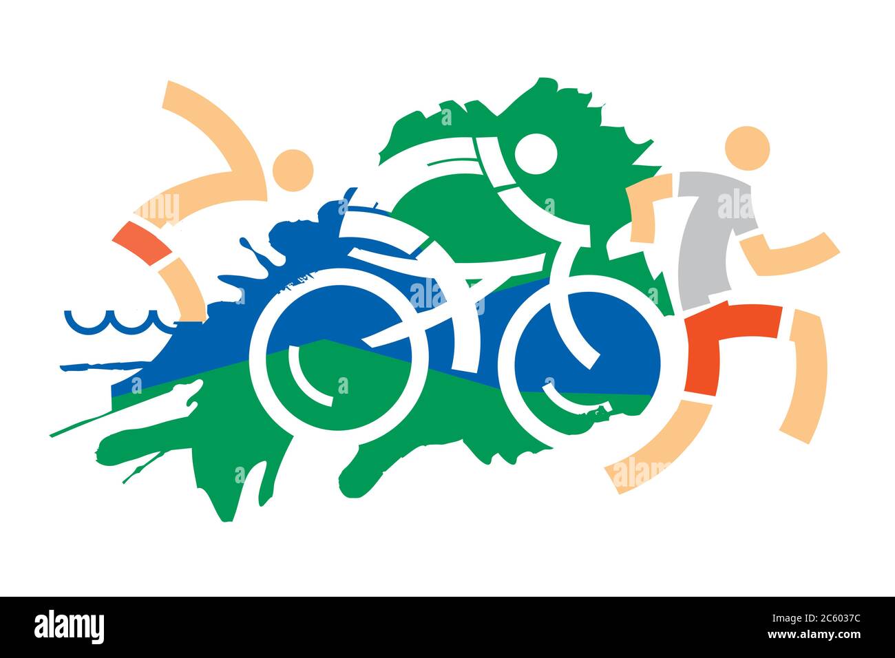 Drawing man sport runner icon hi-res stock photography and images - Alamy