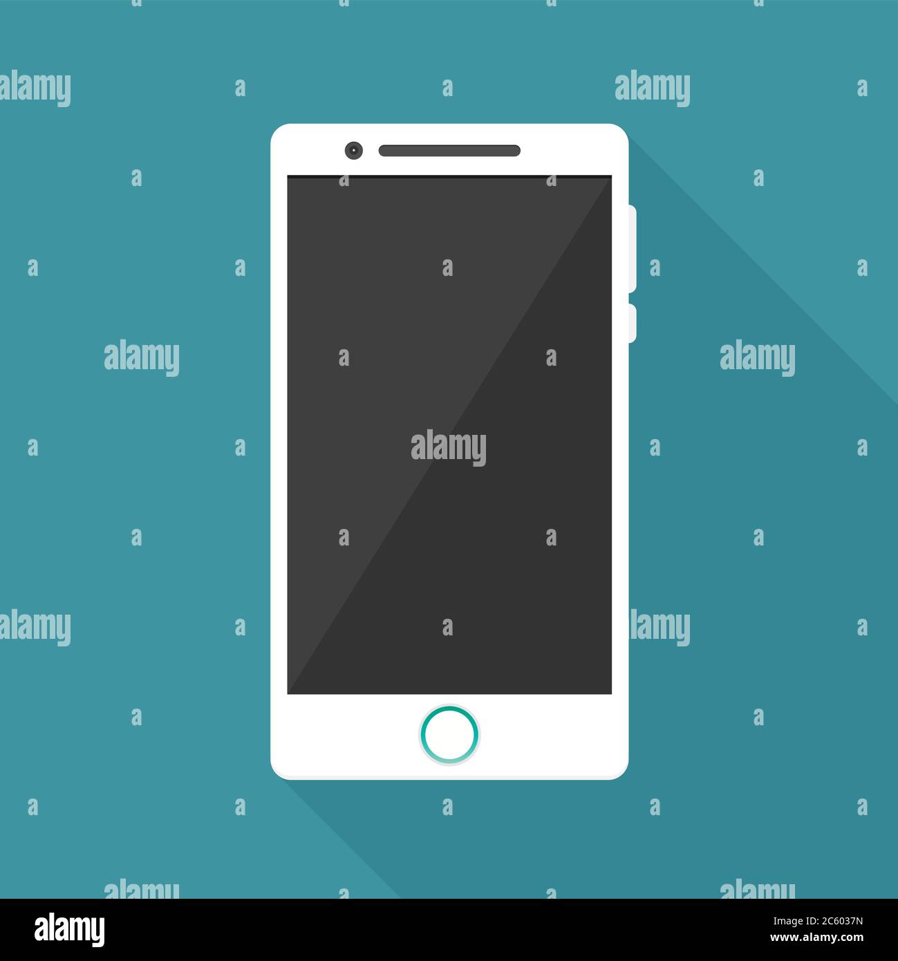 Vector flat icon of phone Stock Vector Image & Art - Alamy