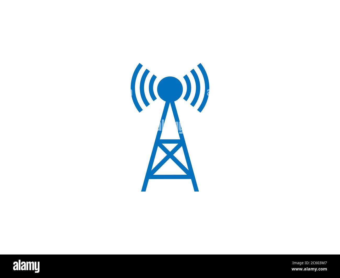 5g, antenna, cell icon. Vector illustration, flat design Stock Vector ...