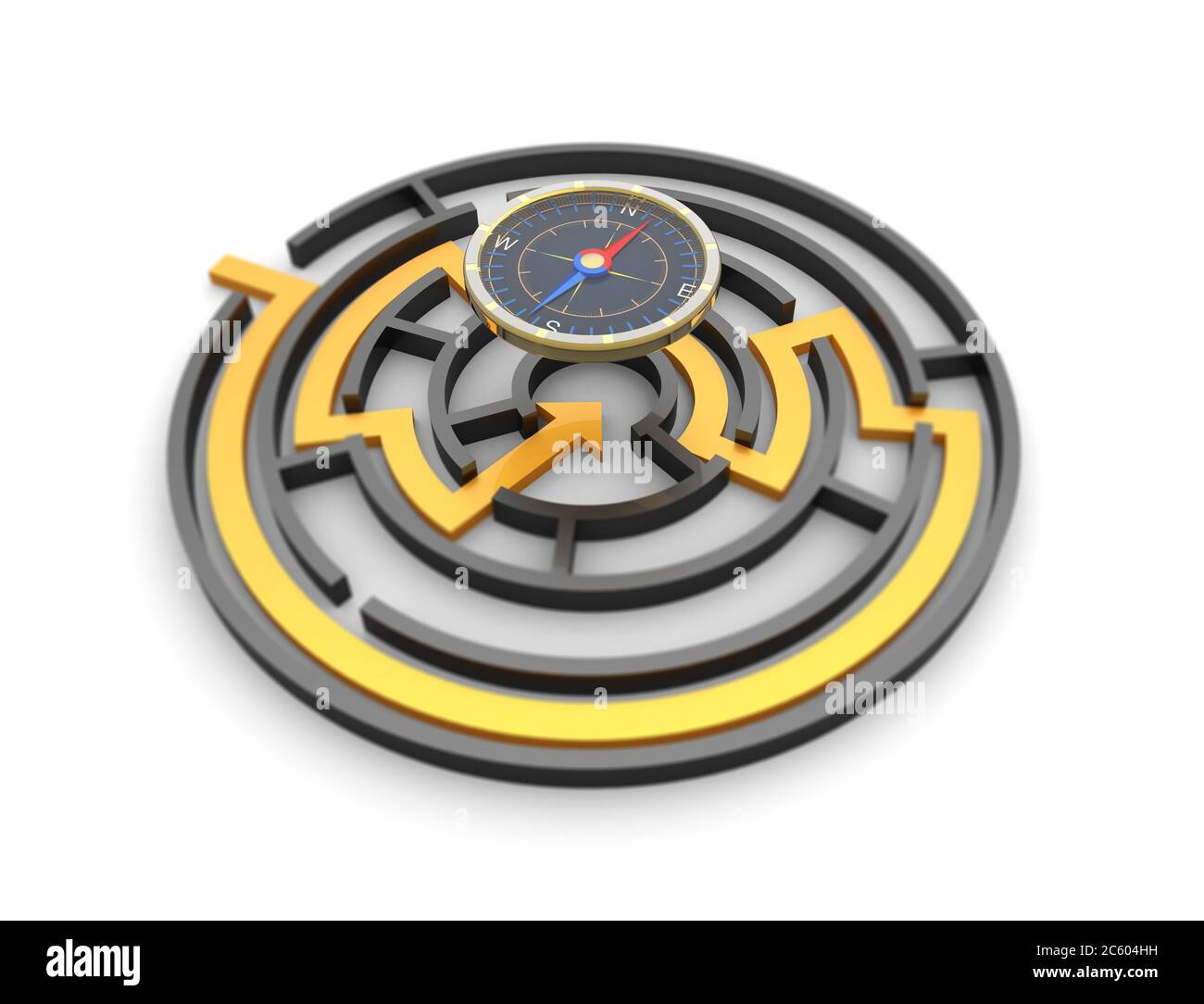 Maze Game Round High Resolution Stock Photography and Images - Alamy