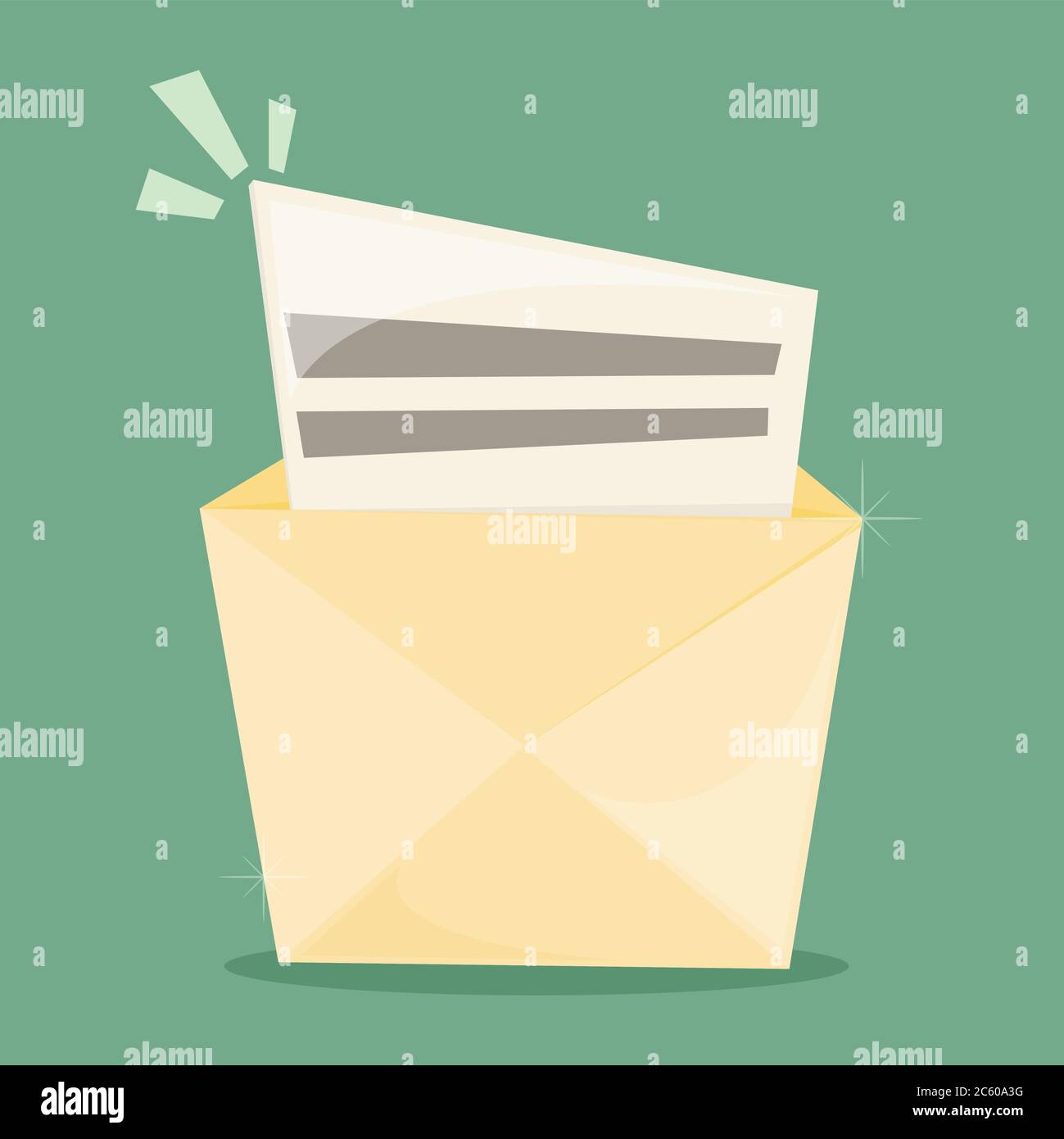 Vector flat mail icon Stock Vector Image & Art - Alamy