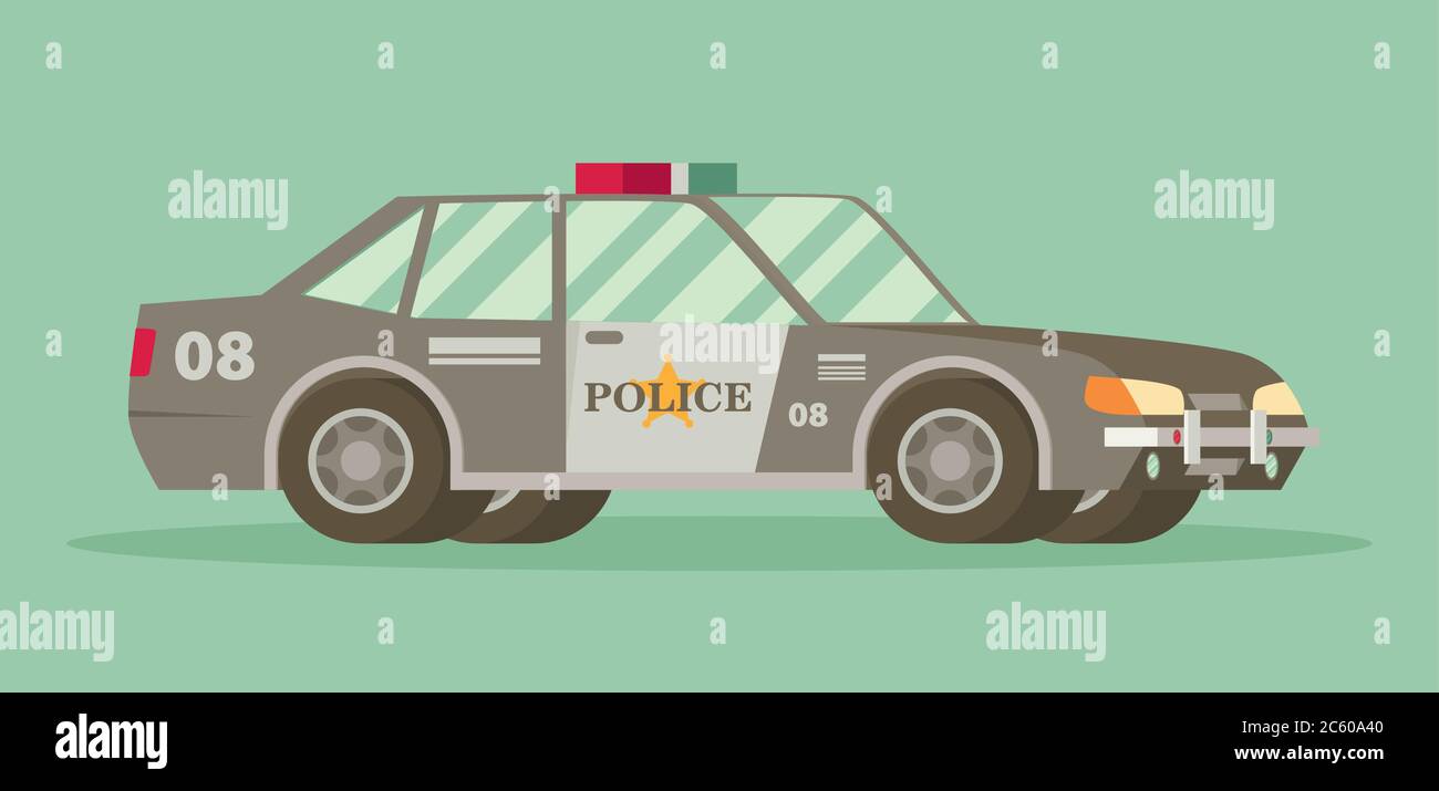 Police officer on street Stock Vector Images - Alamy