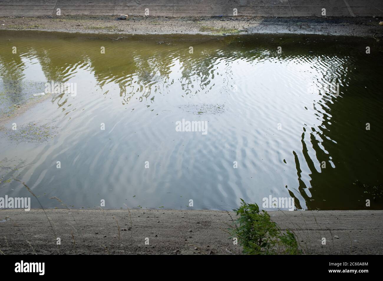 Concrete rainwater canal hi-res stock photography and images - Alamy