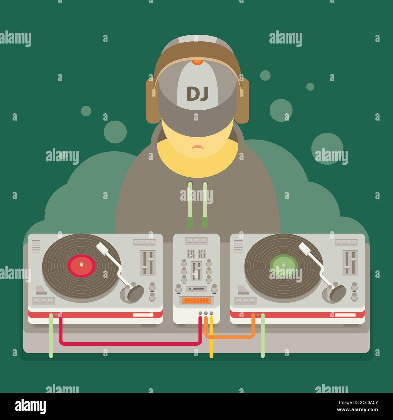 Dj Speakers Vector