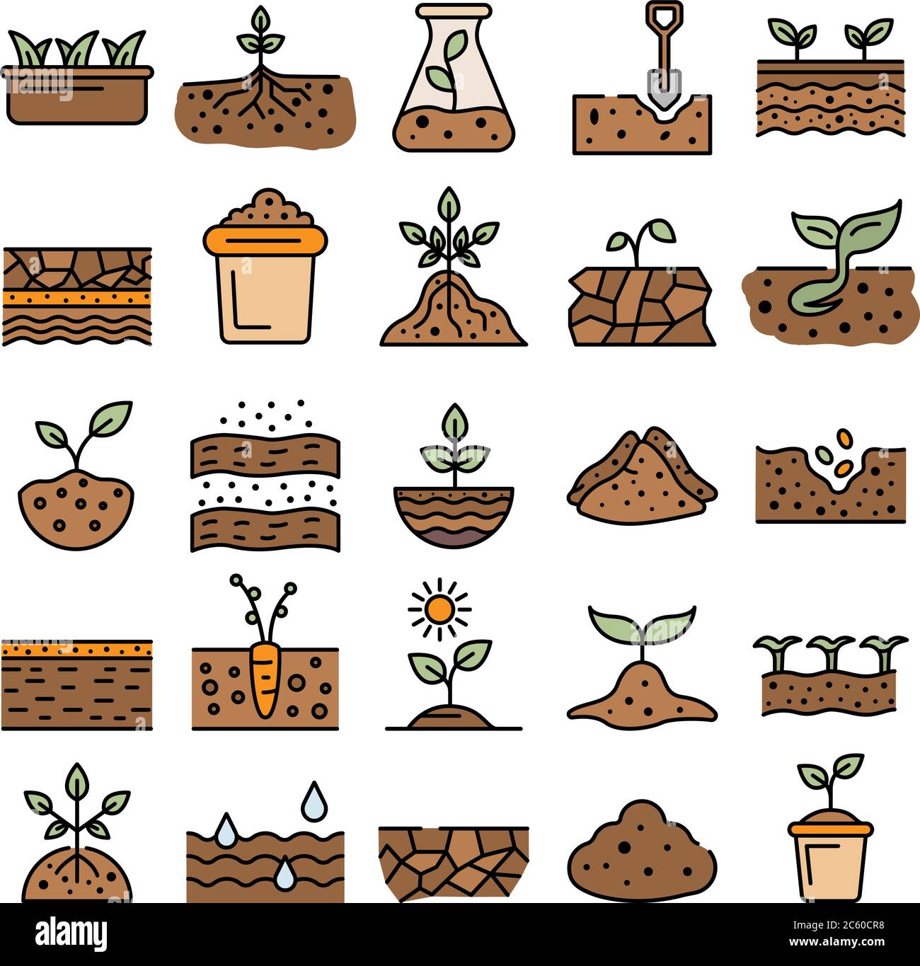 Plant of waste and rough ground Stock Vector Images - Alamy