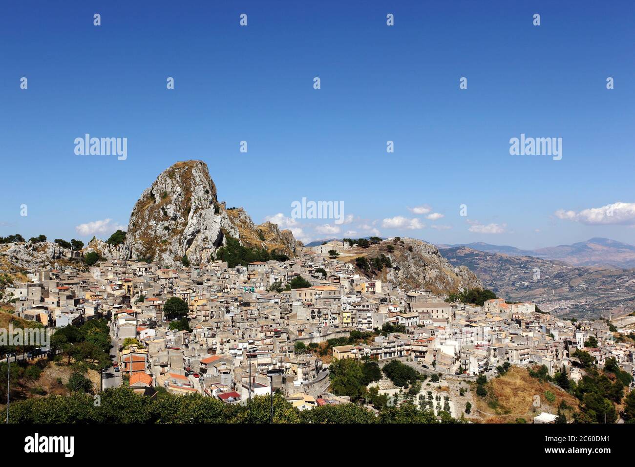 Sicily caltabellotta castle hi-res stock photography and images - Alamy