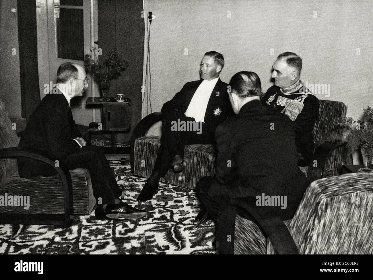 Alidius van Starkenborgh Stachouwer, the last colonial Governor-General ...