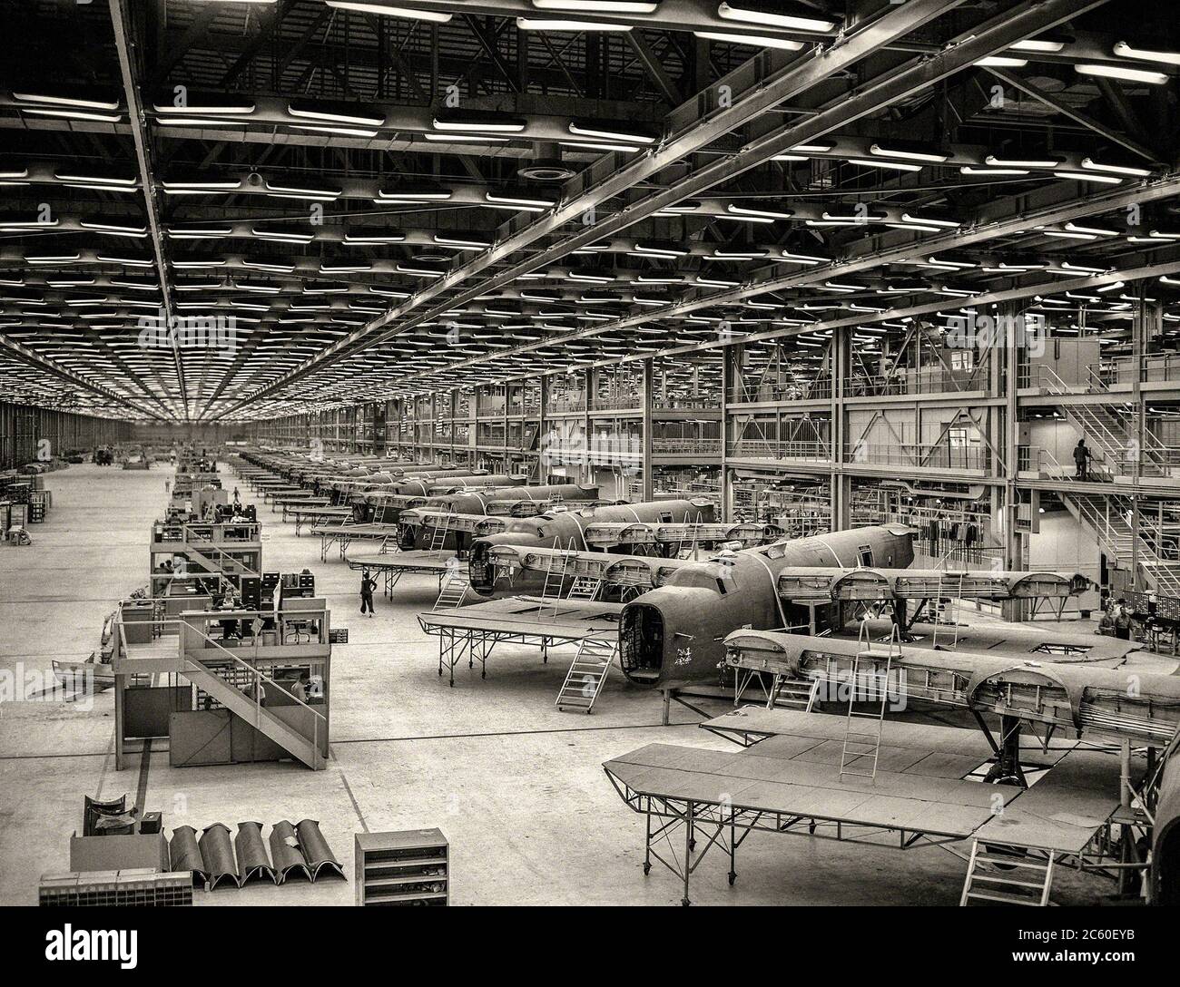 Aircraft Production 1940s High Resolution Stock Photography and Images ...