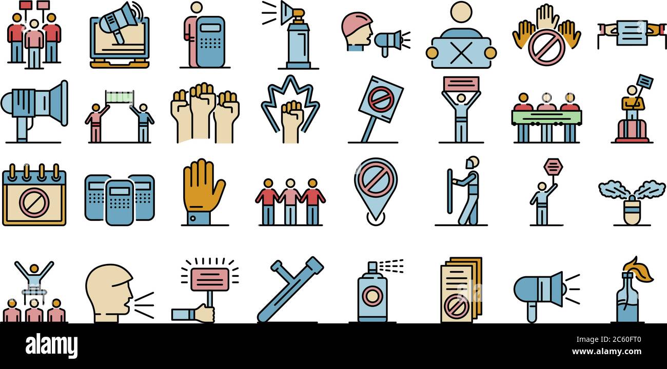 Human rights protestors Cut Out Stock Images & Pictures - Alamy