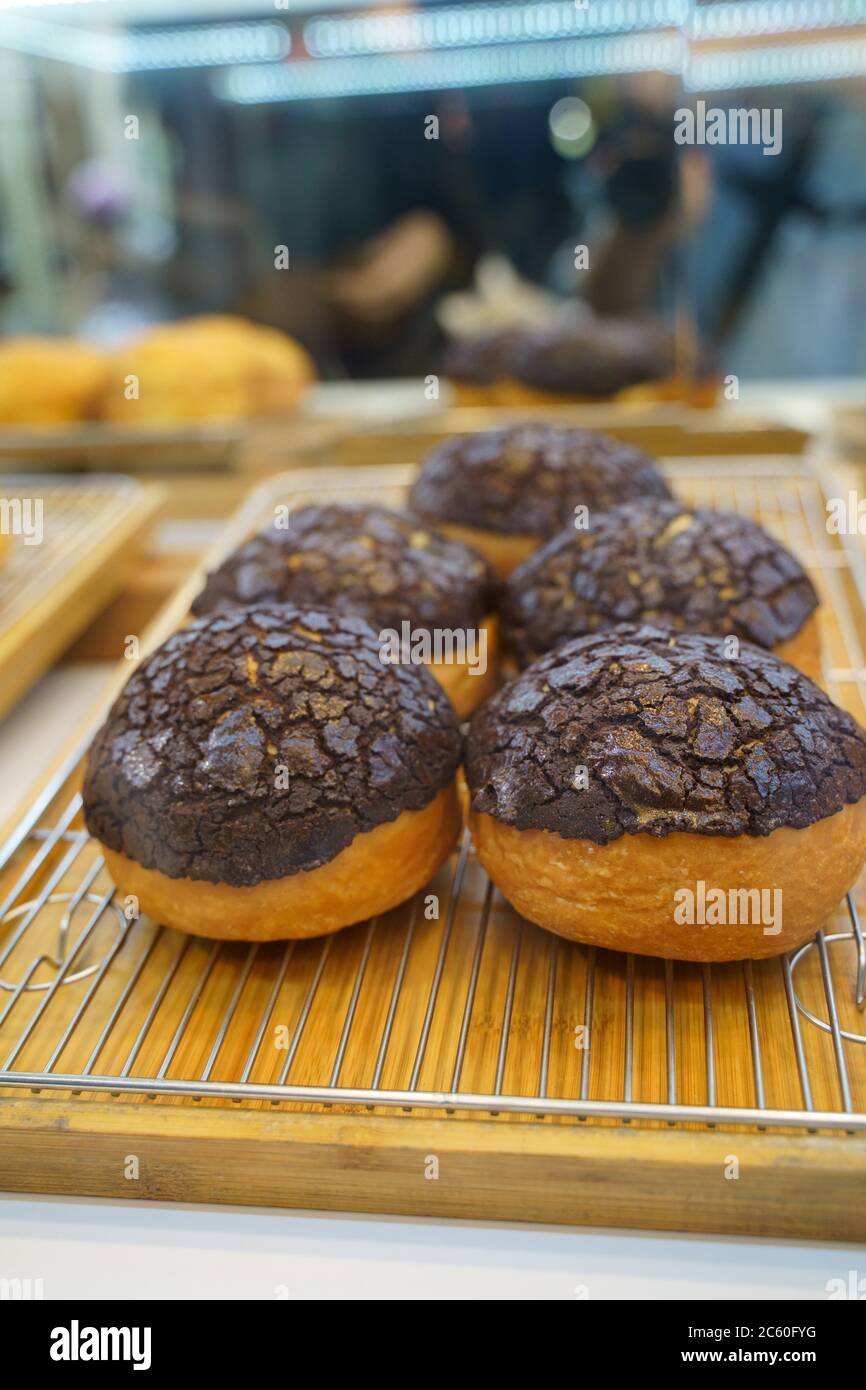 Pineapple bun hi-res stock photography and images - Alamy