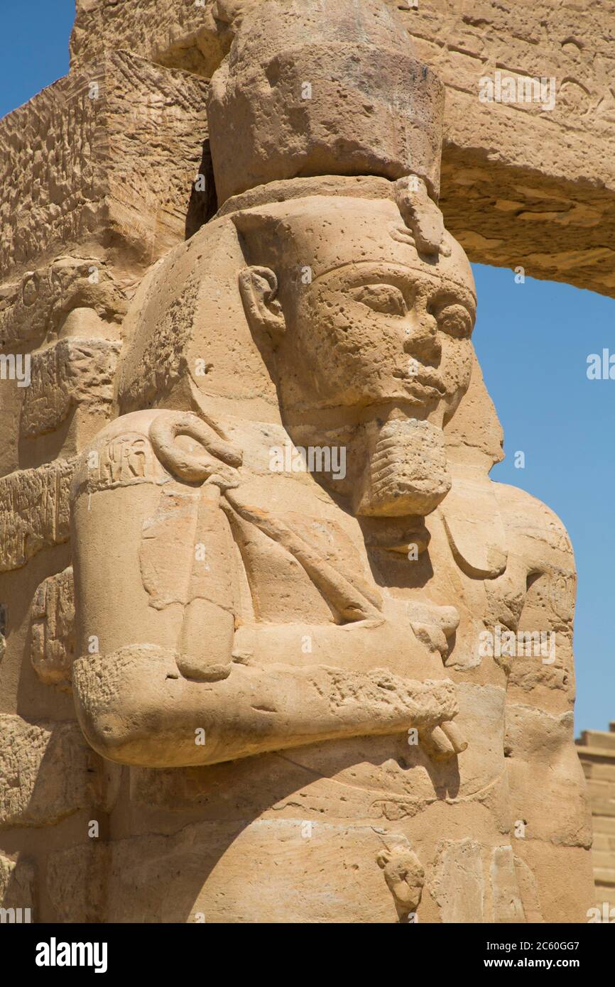Statue of Ramses II, Garf Hussien Temple, Kalabsha, UNESCO World ...