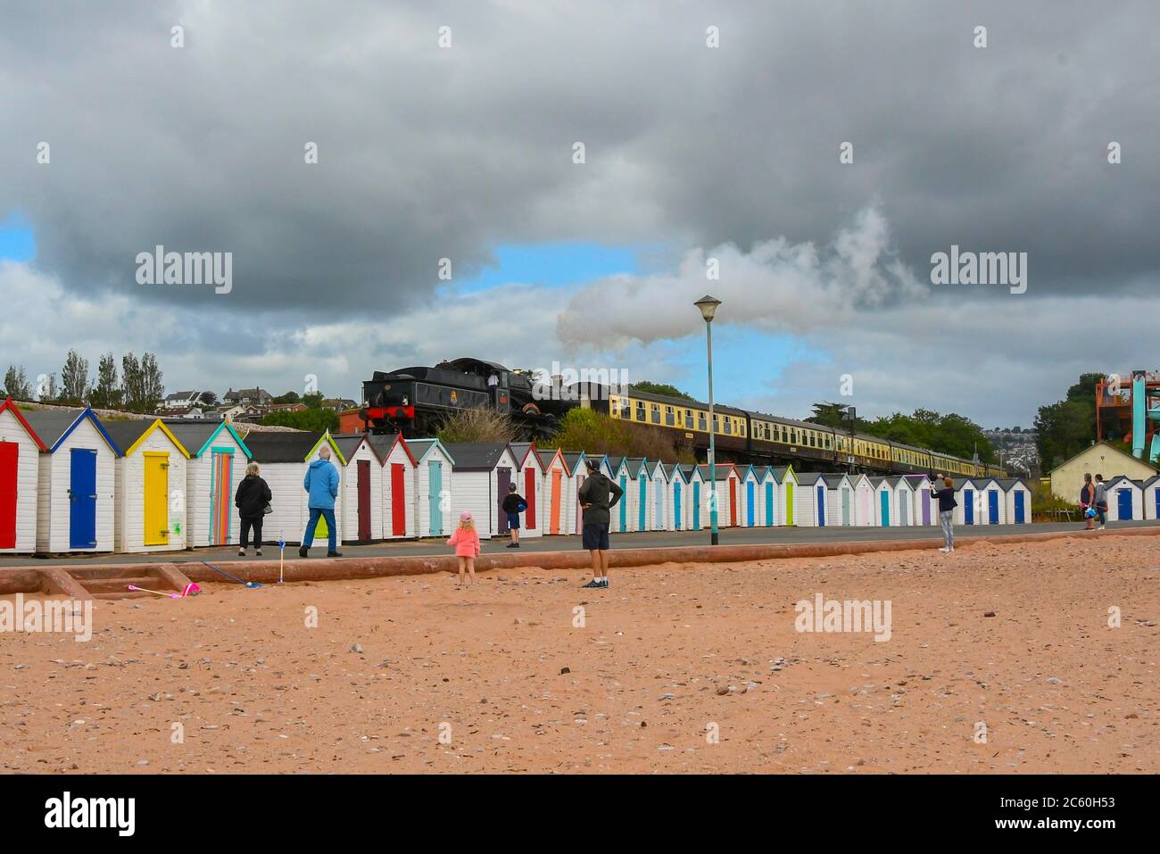 Goodrington Sands, Paignton, Devon, UK. 6th July 2020. The Dartmouth ...