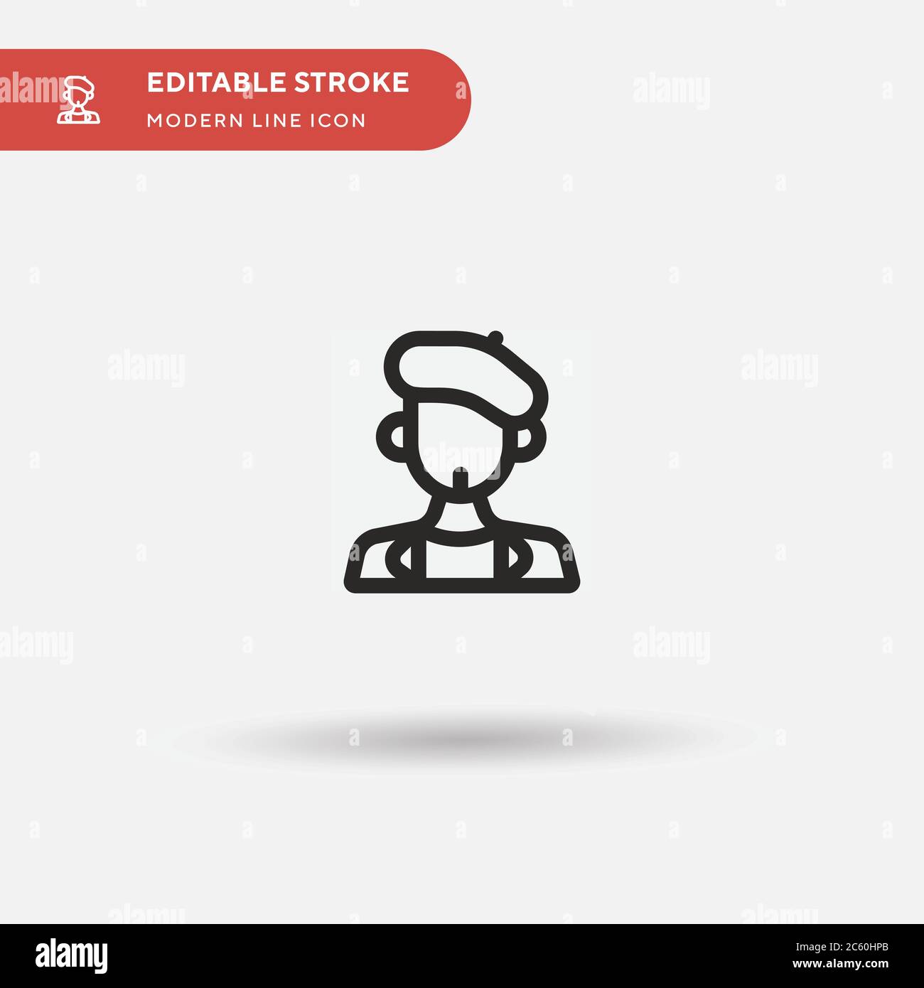 Man Simple vector icon. Illustration symbol design template for web ...