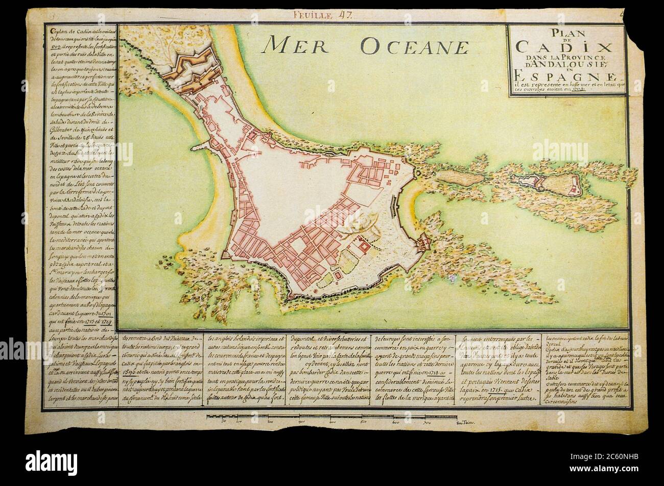 Vintage Map Of Cadiz High Resolution Stock Photography and Images - Alamy