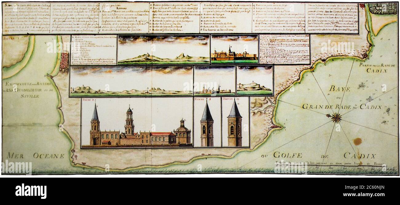 Map Of French Landmarks High Resolution Stock Photography and Images ...