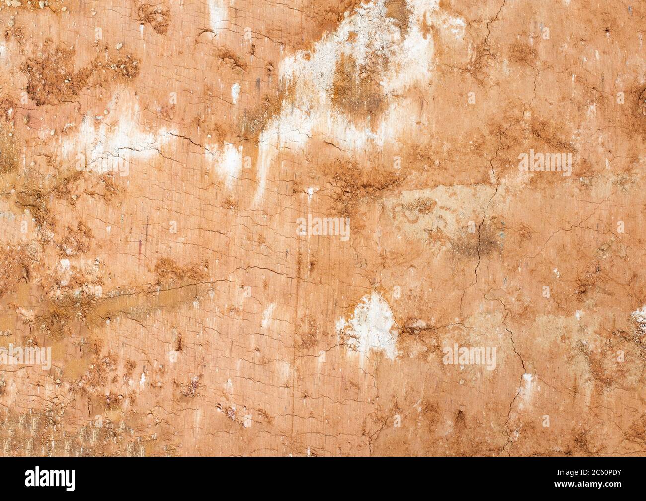 Clay soil background, orange soil closeup Stock Photo - Alamy