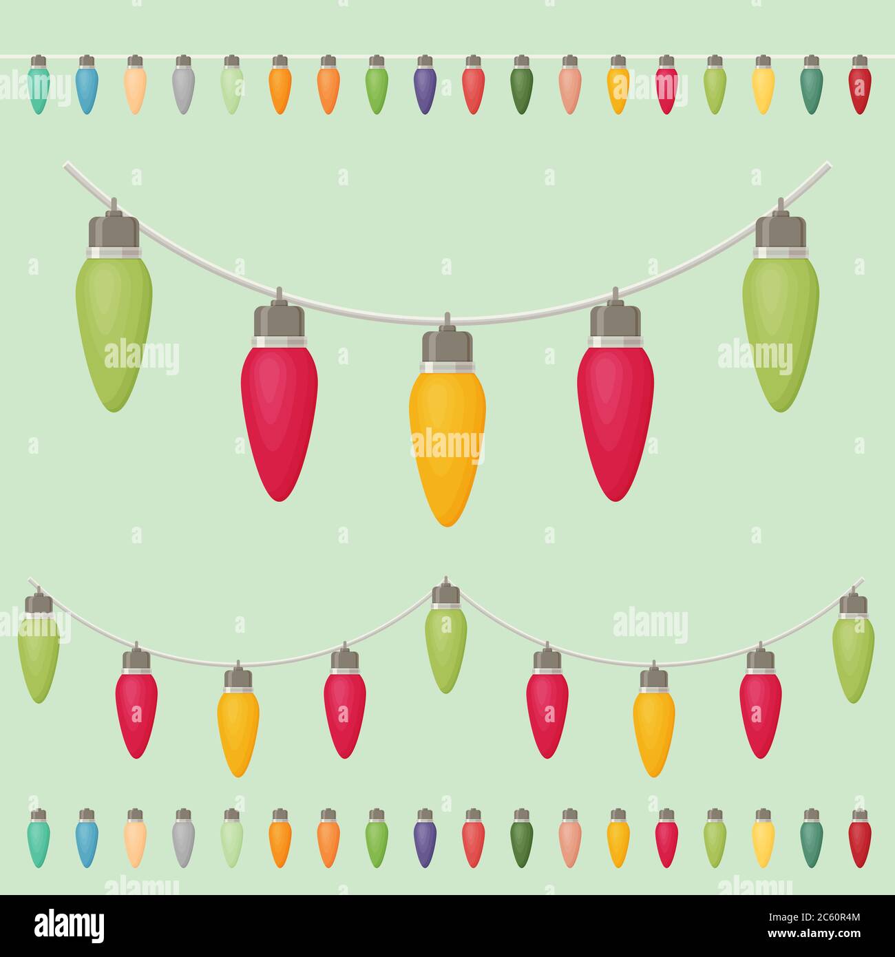 Decorative lights set icon Stock Vector Images - Alamy