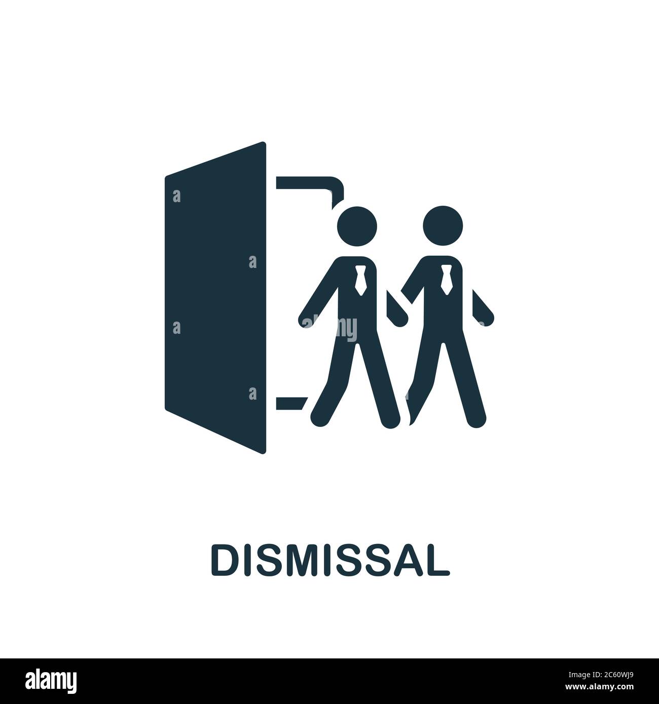 Dismissal icon. Simple element from Crisis collection. Creative ...