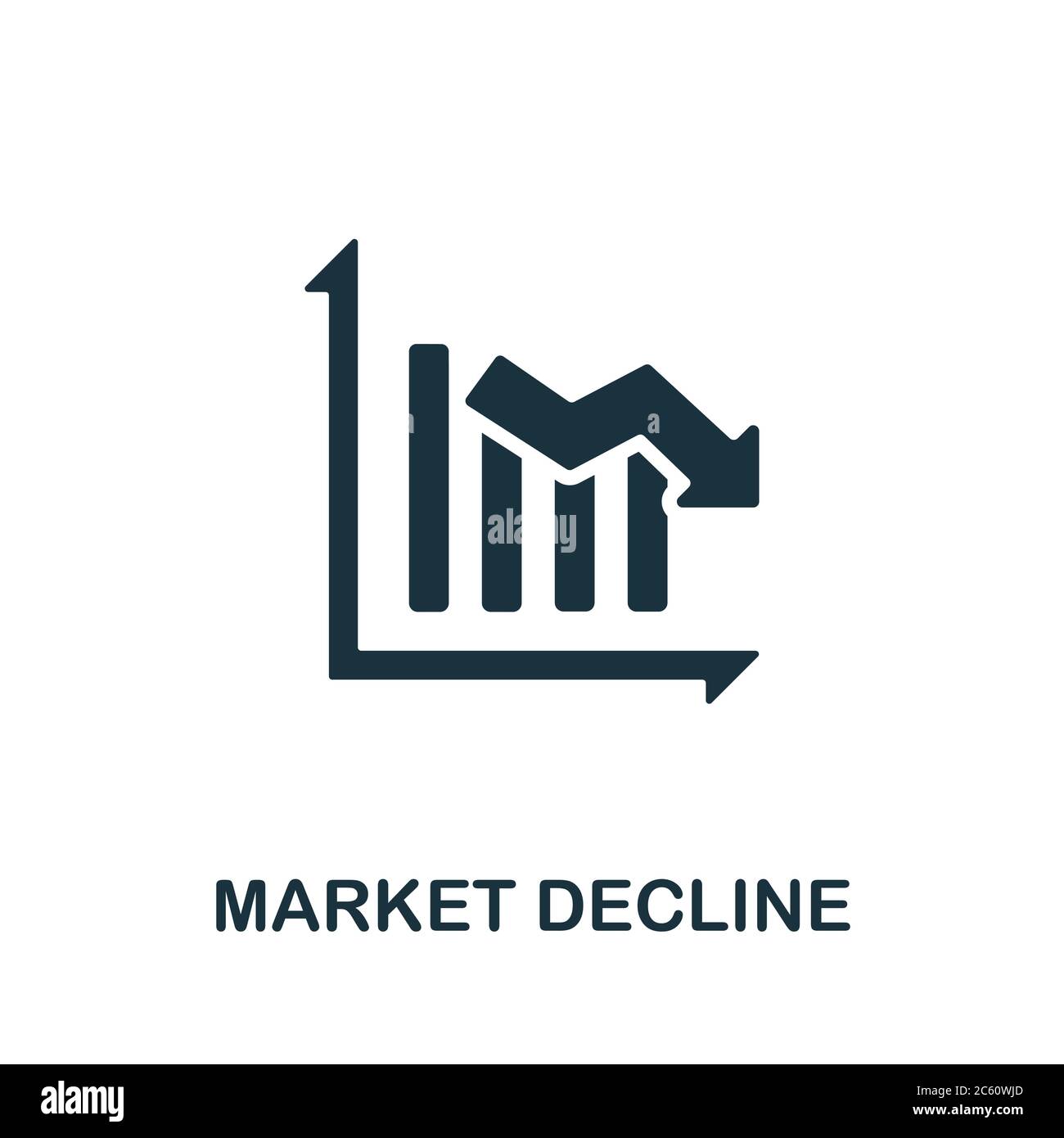 Decline icon hi-res stock photography and images - Alamy