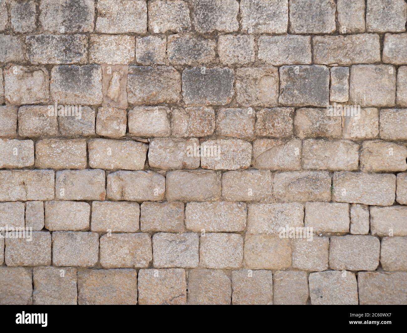 Real antique spanish brickwall background texture Stock Photo - Alamy