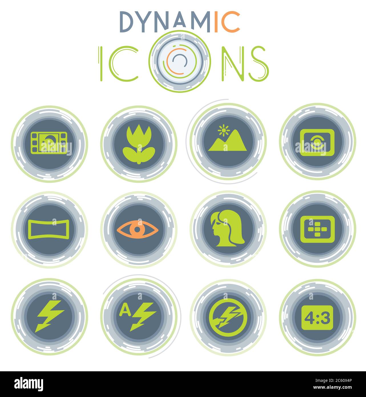 Dynamic photography Stock Vector Images - Alamy