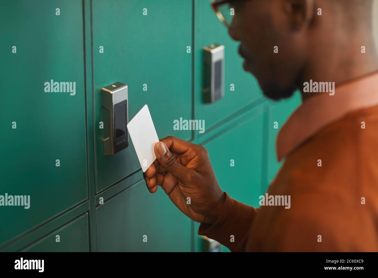 African american student locker hi-res stock photography and images - Alamy